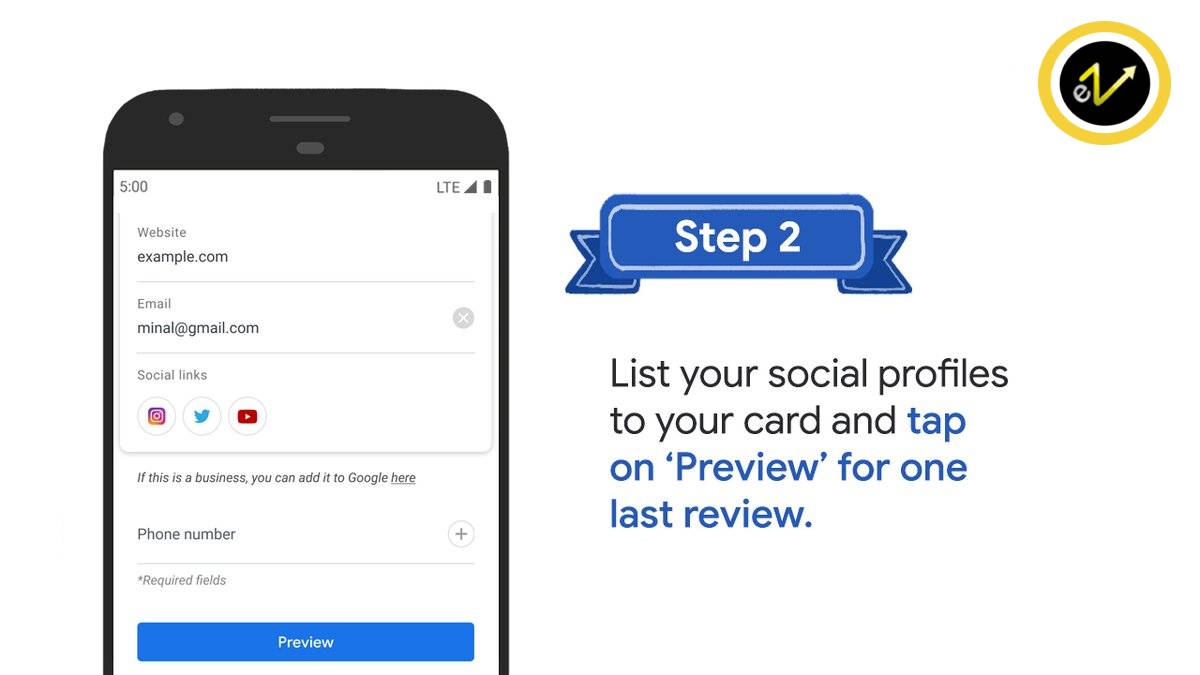 Add Me To Search - Create your people card on Google Search