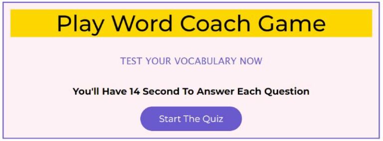 Google Word Coach: Fun Word Game To Expand English & Vocabulary