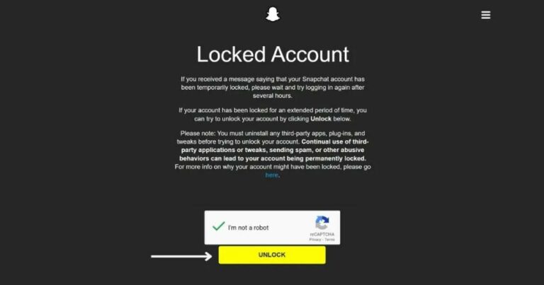 How to Unlock Your Locked Snapchat Account? Easy Steps