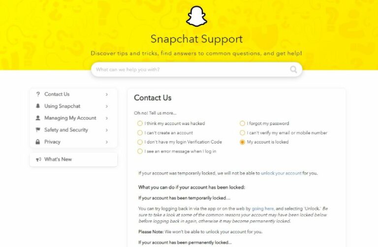 How to Unlock Your Locked Snapchat Account? Easy Steps