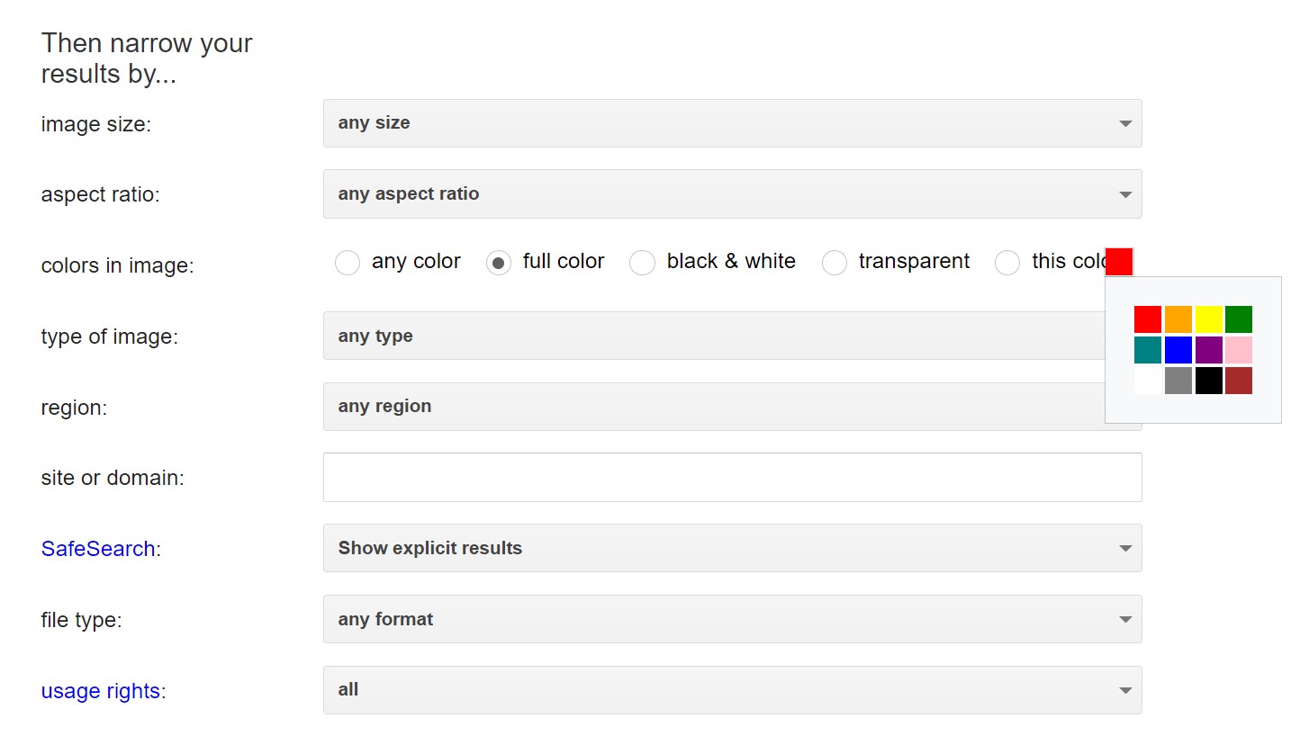 Google Advanced Image Search - A Complete Guide